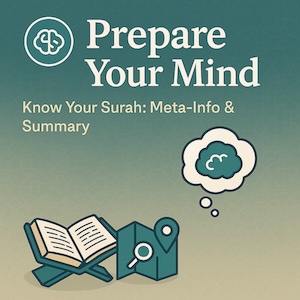 Prepare Your Mind: Know Your Surah Before Revision | Articles – Amrayn